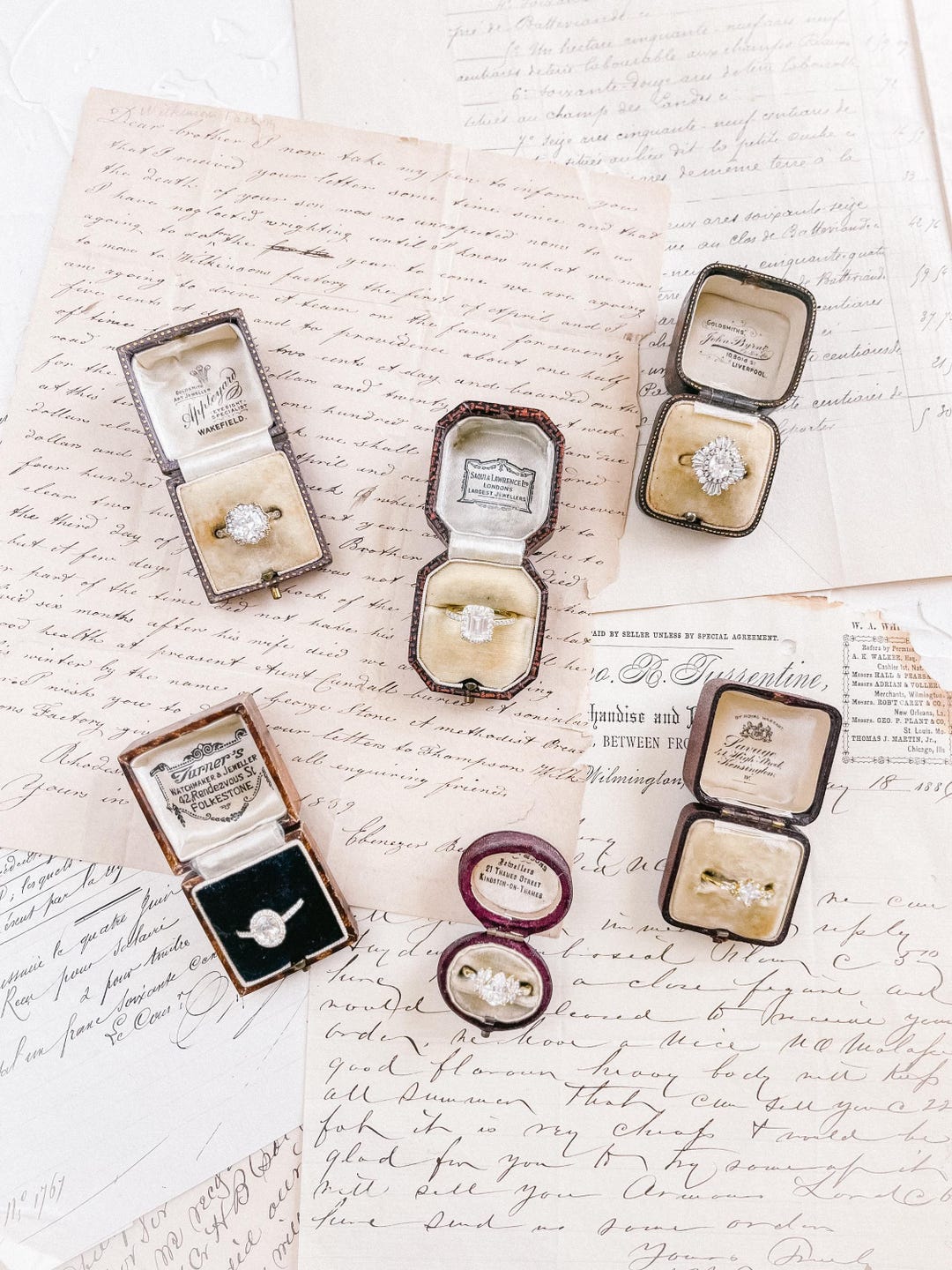 Antique Push Pin Ring Boxes From England - Etsy