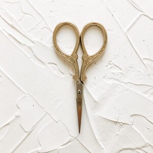 Vintage Gold Scissors Antique Photography Styling Prop for Flat Lays - Etsy