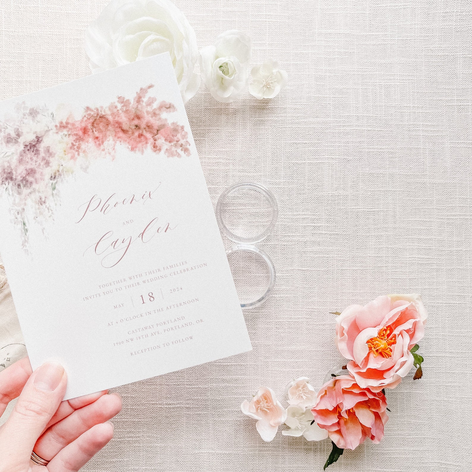 Set of 12 Round Floral Risers for Photographers Invitation Flat Lays - Etsy