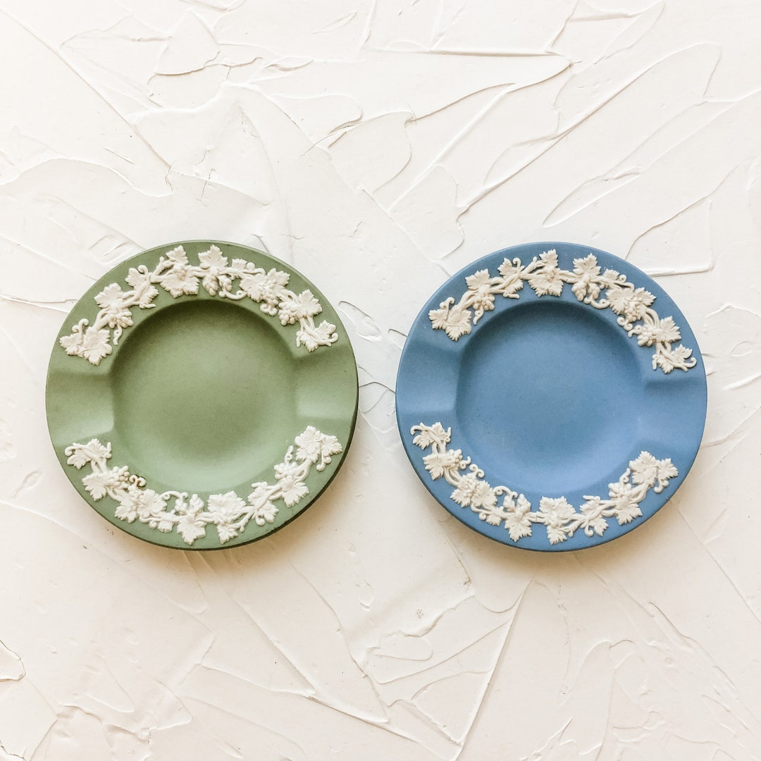Wedgwood Ash Tray Styling Dish in Blue and Green for Photography Flat ...