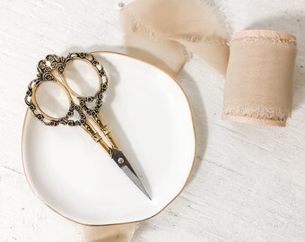 Vintage Gold Scissors Antique Photography Styling Prop for | Etsy