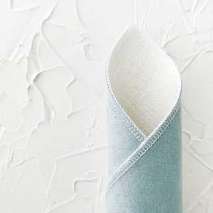 French Blue | Suede Styling Mat- Rollable and Double Sided Flat Lay ...