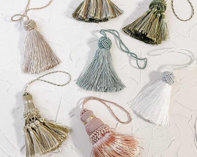 Large Vintage Tassel for Keys, Clocks, Curtains and Home Decor - Etsy