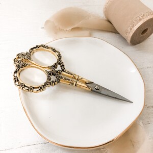 Vintage Gold Scissors Antique Photography Styling Prop - Etsy