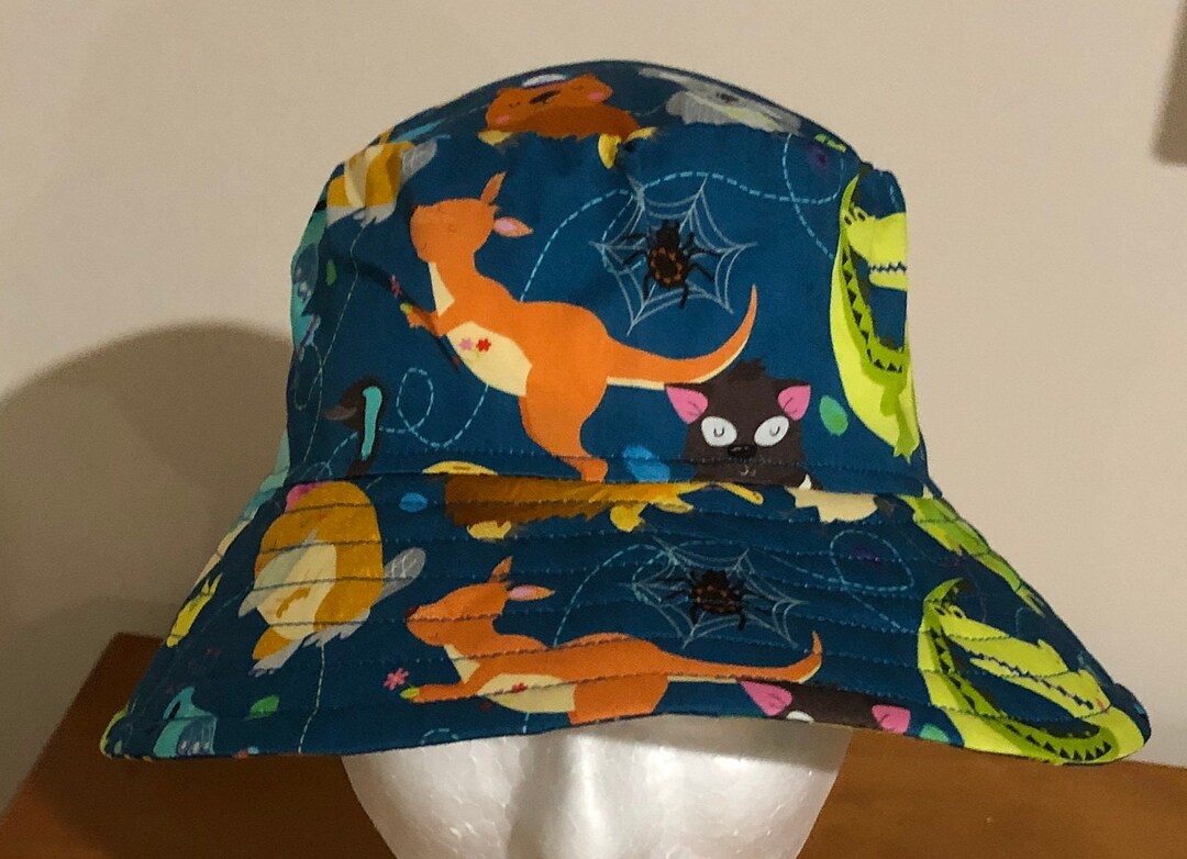 51cm 20inches Australian Animals Bucket Hat, Aussie Bucket Hat ...