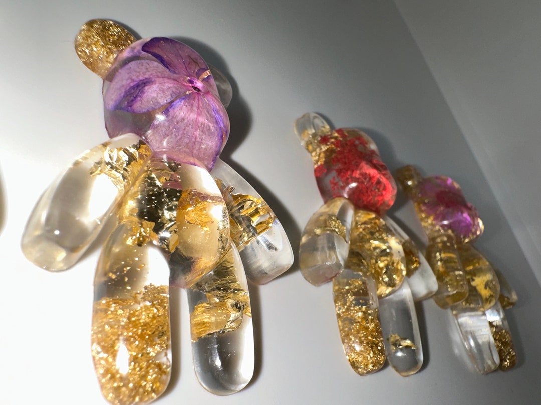 Personalized Resin Teddy Bear Key Ring Gifts Christmas - Etsy