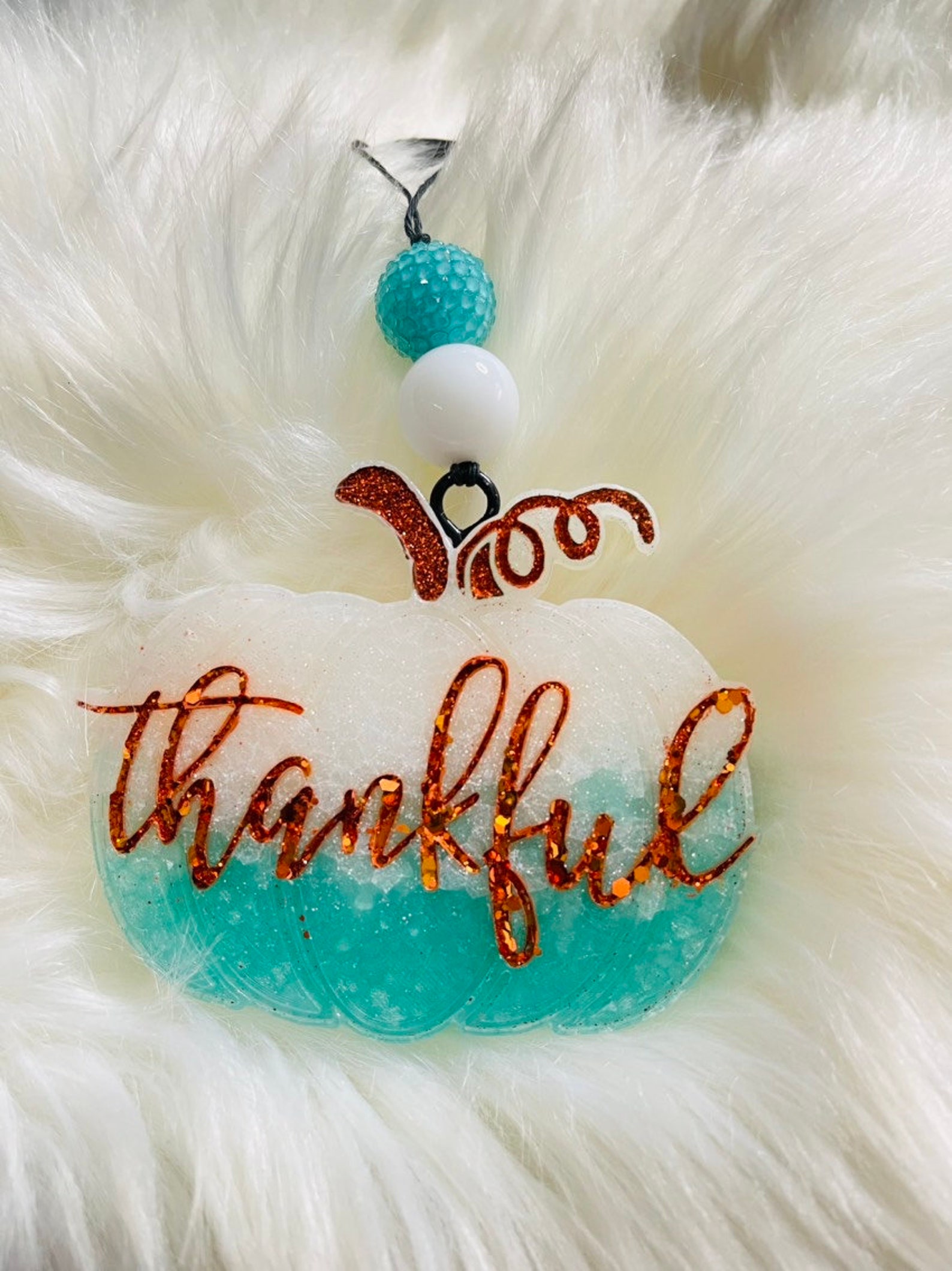 Pumpkin Car Freshie: Handmade Thankful Fall Decor - Etsy