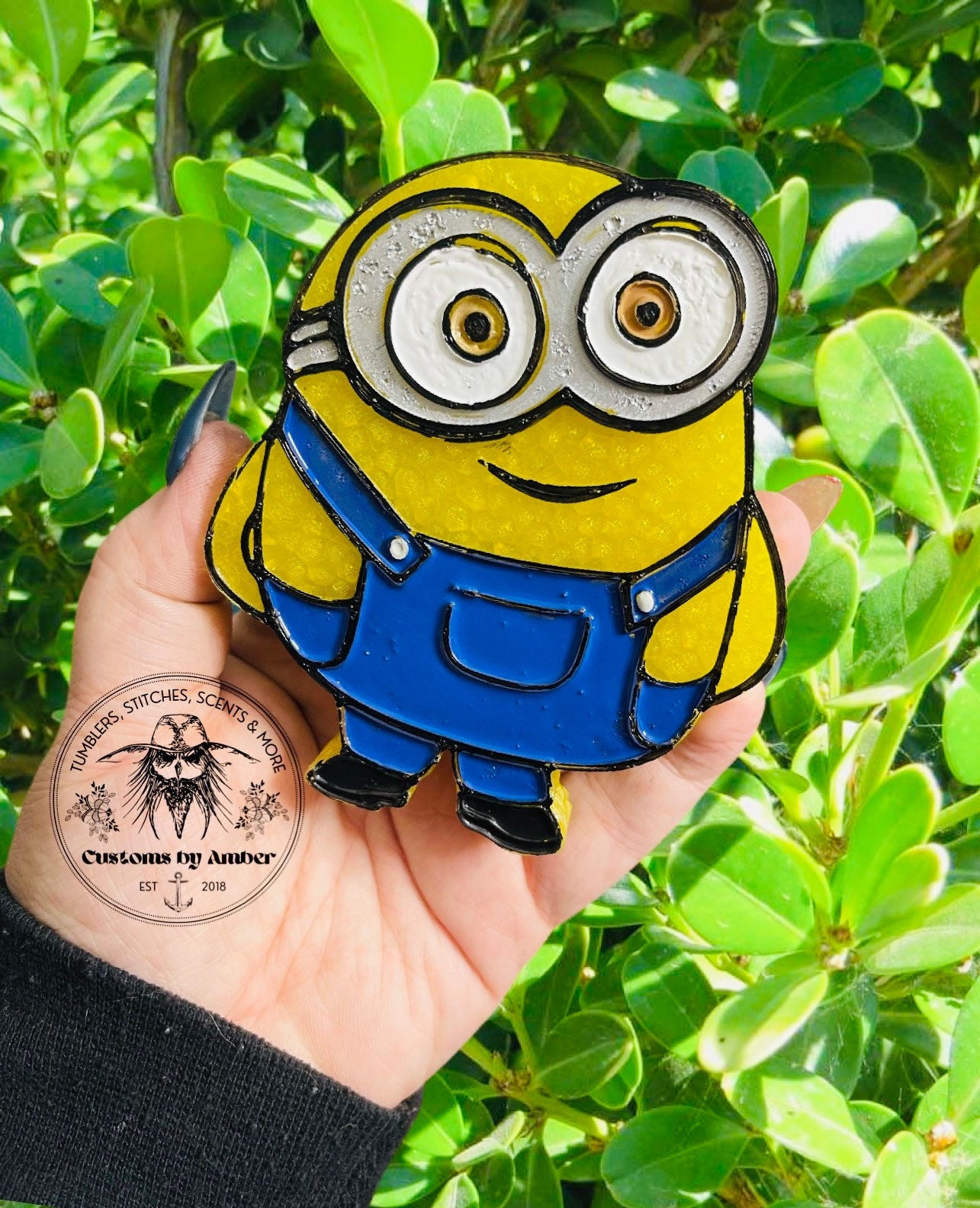 Minion Face Paint Cheek