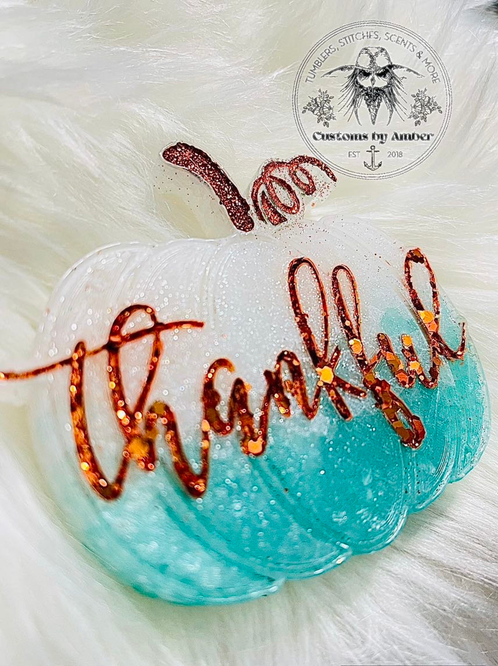 Pumpkin Car Freshie: Handmade Thankful Fall Decor - Etsy