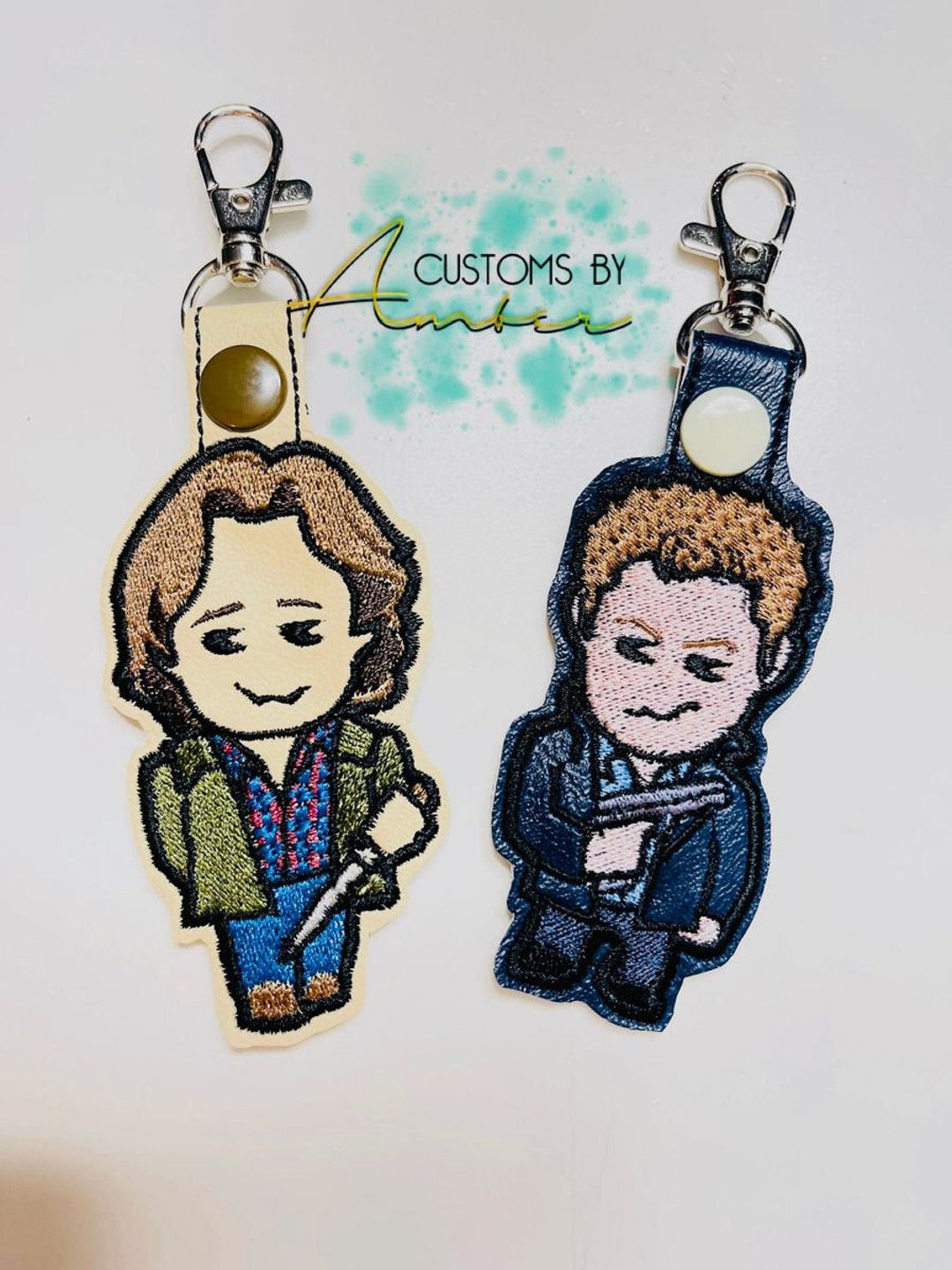 Supernatural Sam & Dean Keychains - Etsy