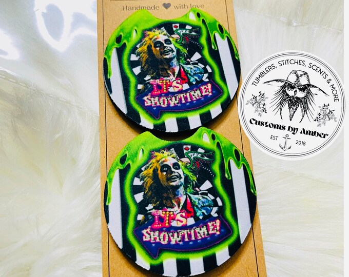 BEETLEJUICE Car Coasters, Cup Holder Accessories - Etsy