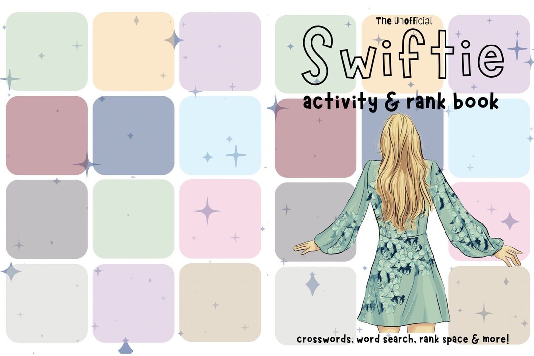 The Unofficial Swiftie Activity Book With Rank Space - Etsy