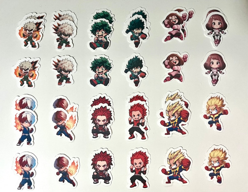 My Hero Academia Sticker, Anime Water Bottle Laptop Sticker, MHA ...