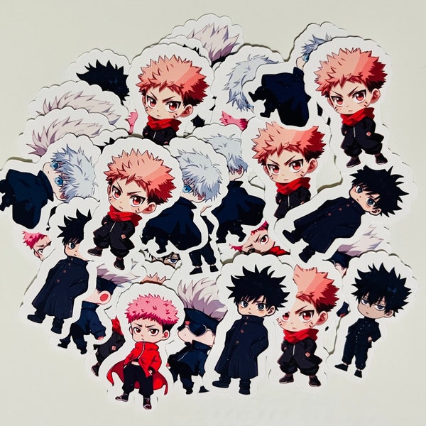 Chibi Jujutsu Kaisen Stickers - Etsy
