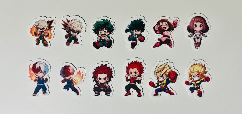 My Hero Academia Sticker, Anime Water Bottle Laptop Sticker, MHA ...