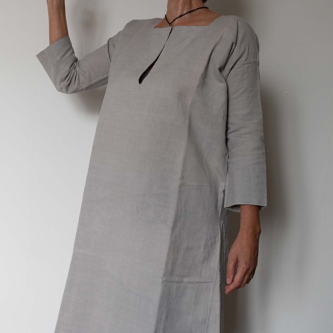 Antique Vintage French Classic Chemise Nightshirt Tunic Dress ...