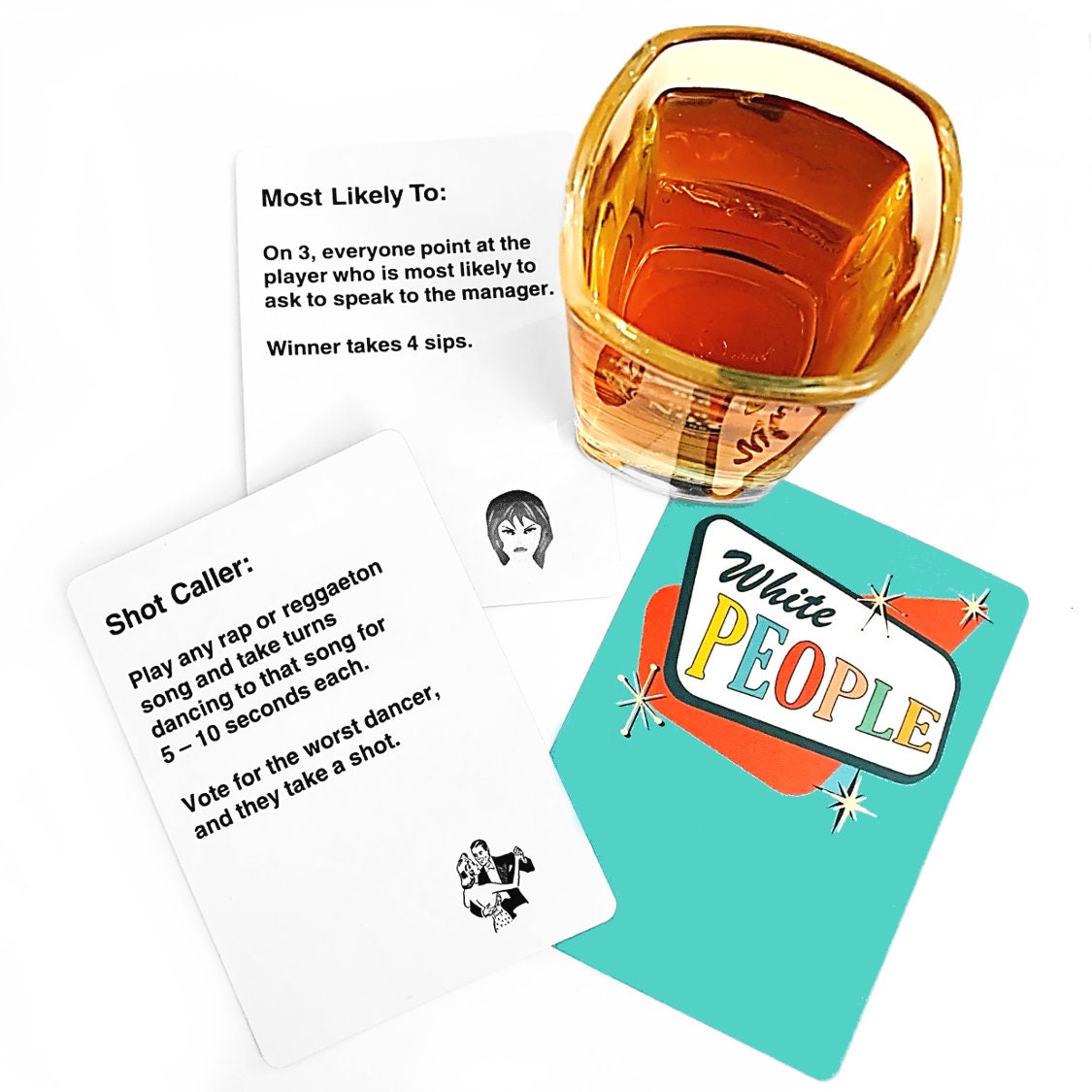 White People - Hilarious Drinking Game - Relatable Game for All - Etsy