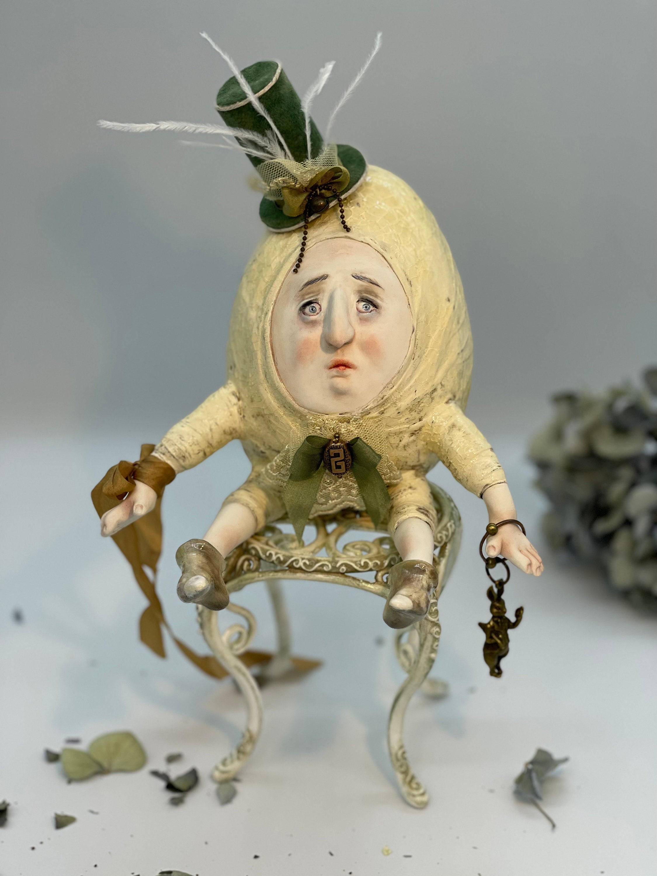 Mr. Eggman Face Art Collection OOAK Object. Unique Author's Artistic ...