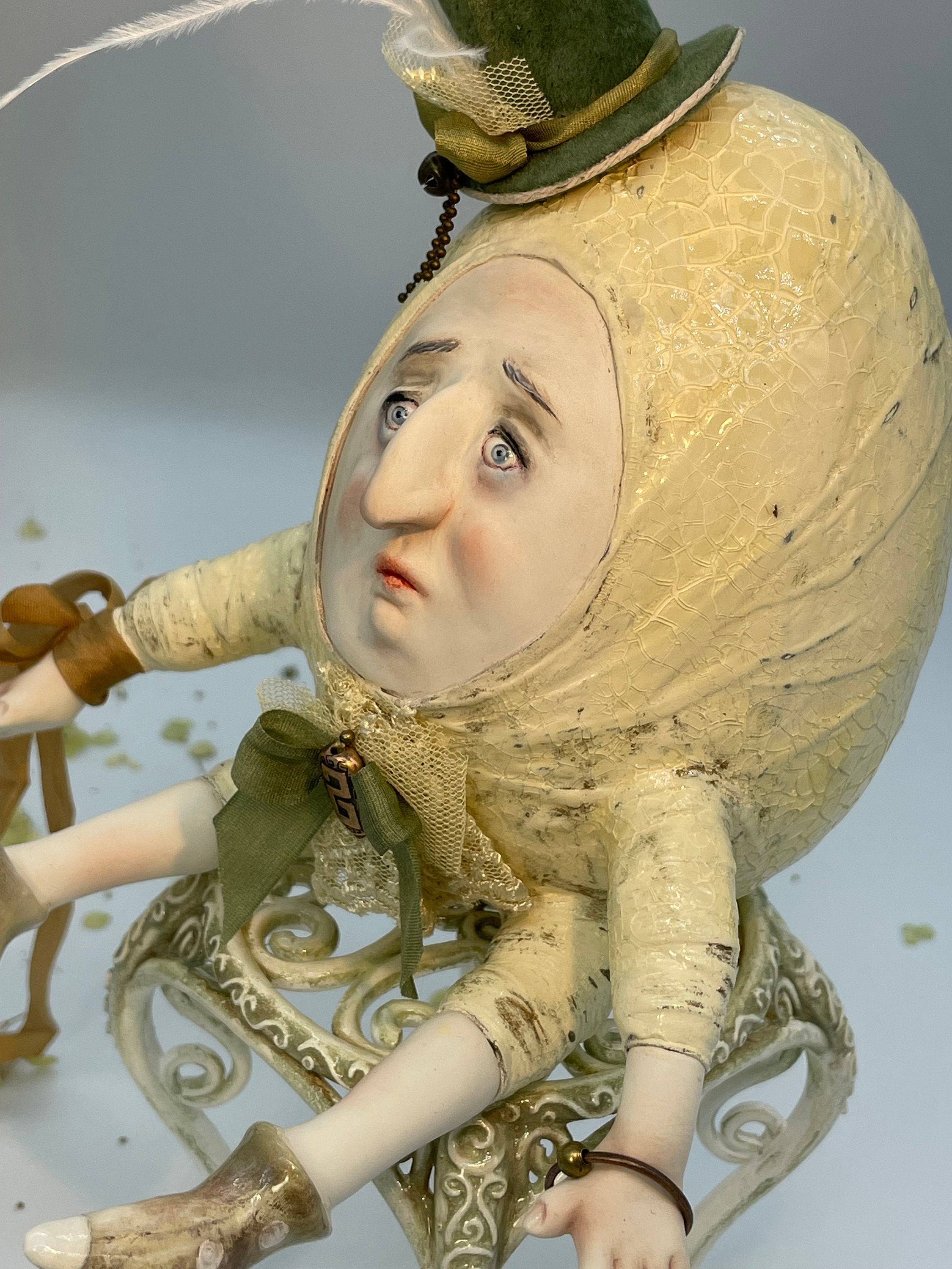 Mr. Eggman Face Art Collection OOAK Object. Unique Author's Artistic ...