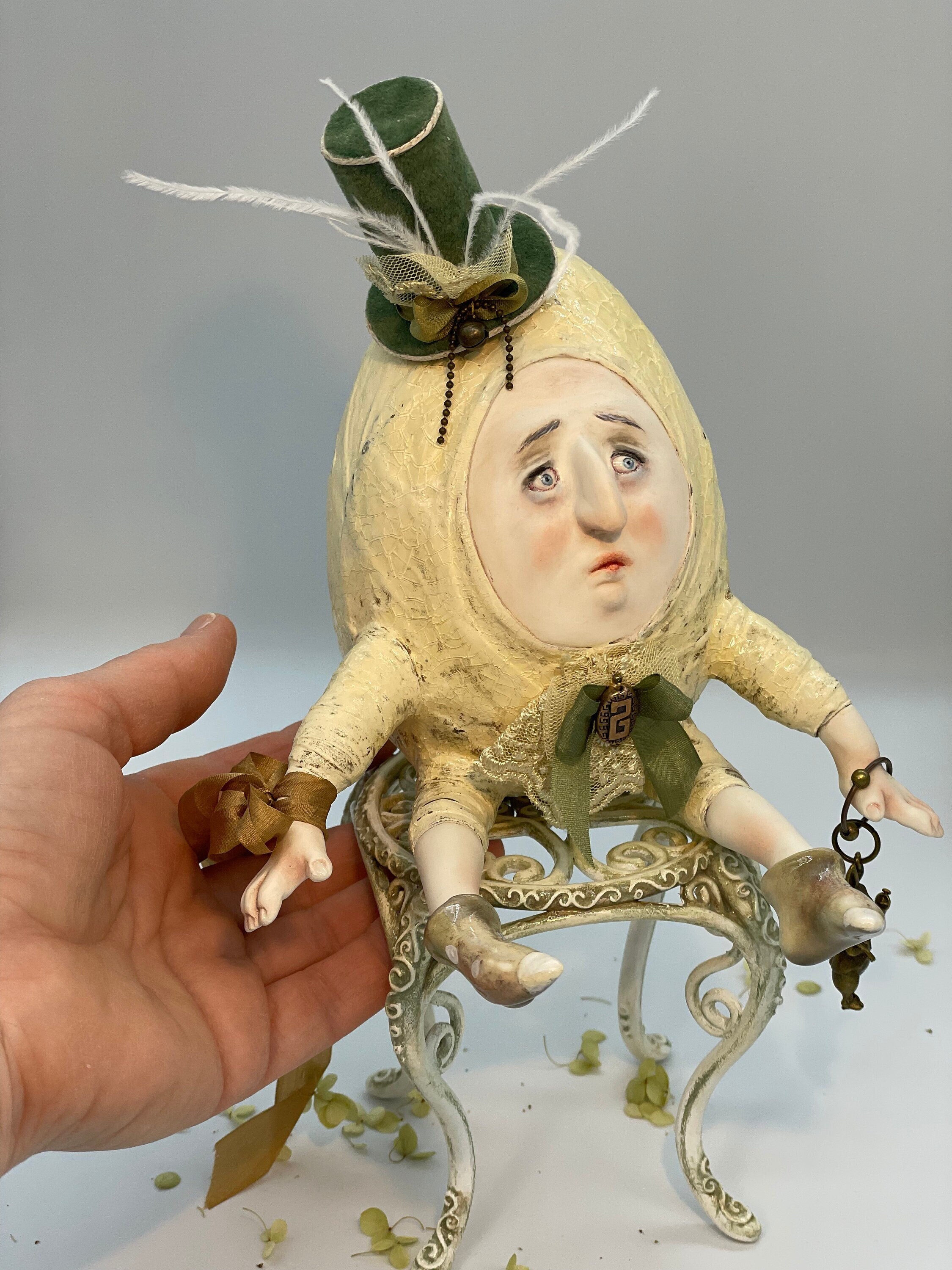 Mr. Eggman Face Art Collection OOAK Object. Unique Author's Artistic ...