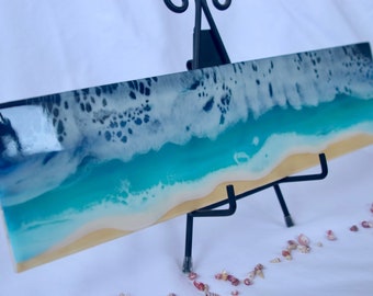 Epoxy Resin Ocean Wave Tile Straight Beach - Etsy
