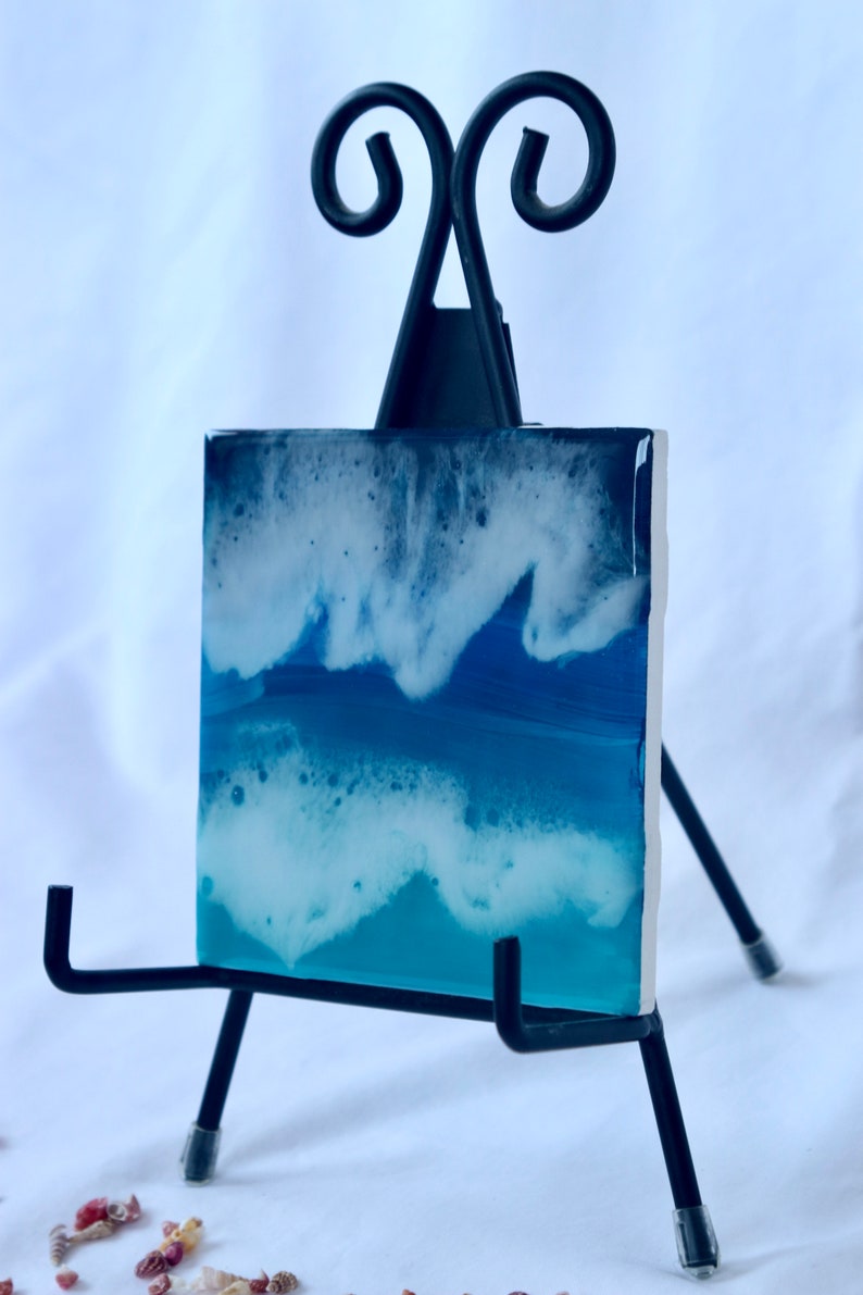 Epoxy Resin Ocean Wave Tile - Waves - Etsy