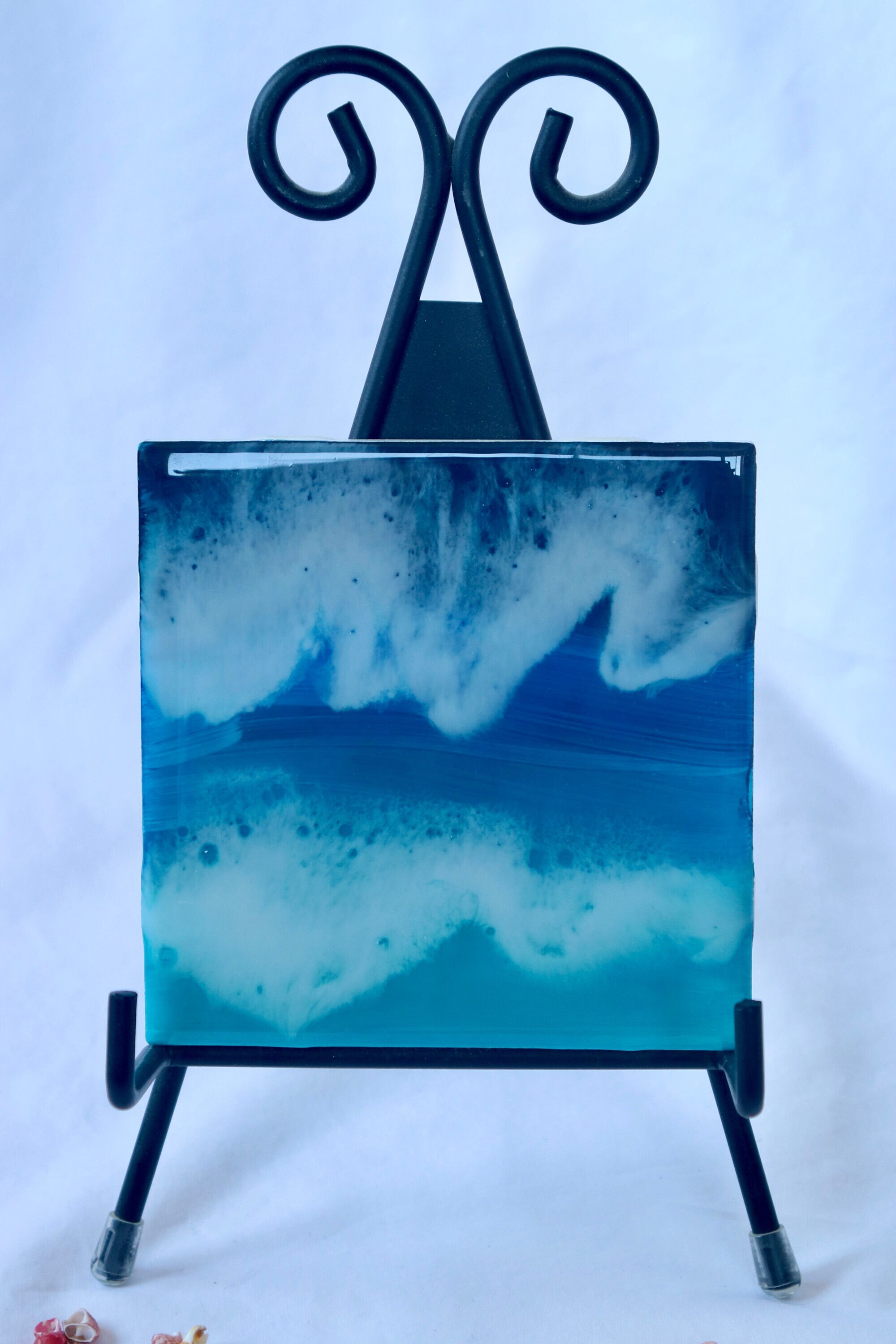 Epoxy Resin Ocean Wave Tile - Waves - Etsy