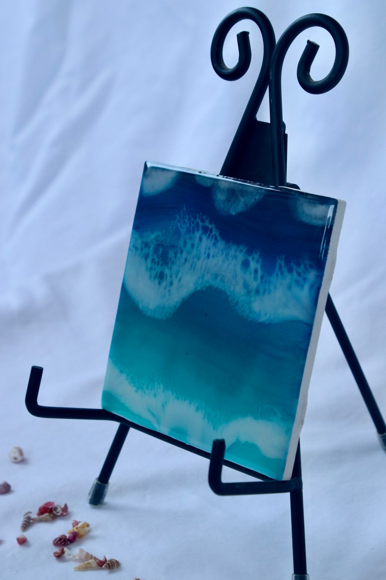 Epoxy Resin Ocean Wave Tile - Waves - Etsy