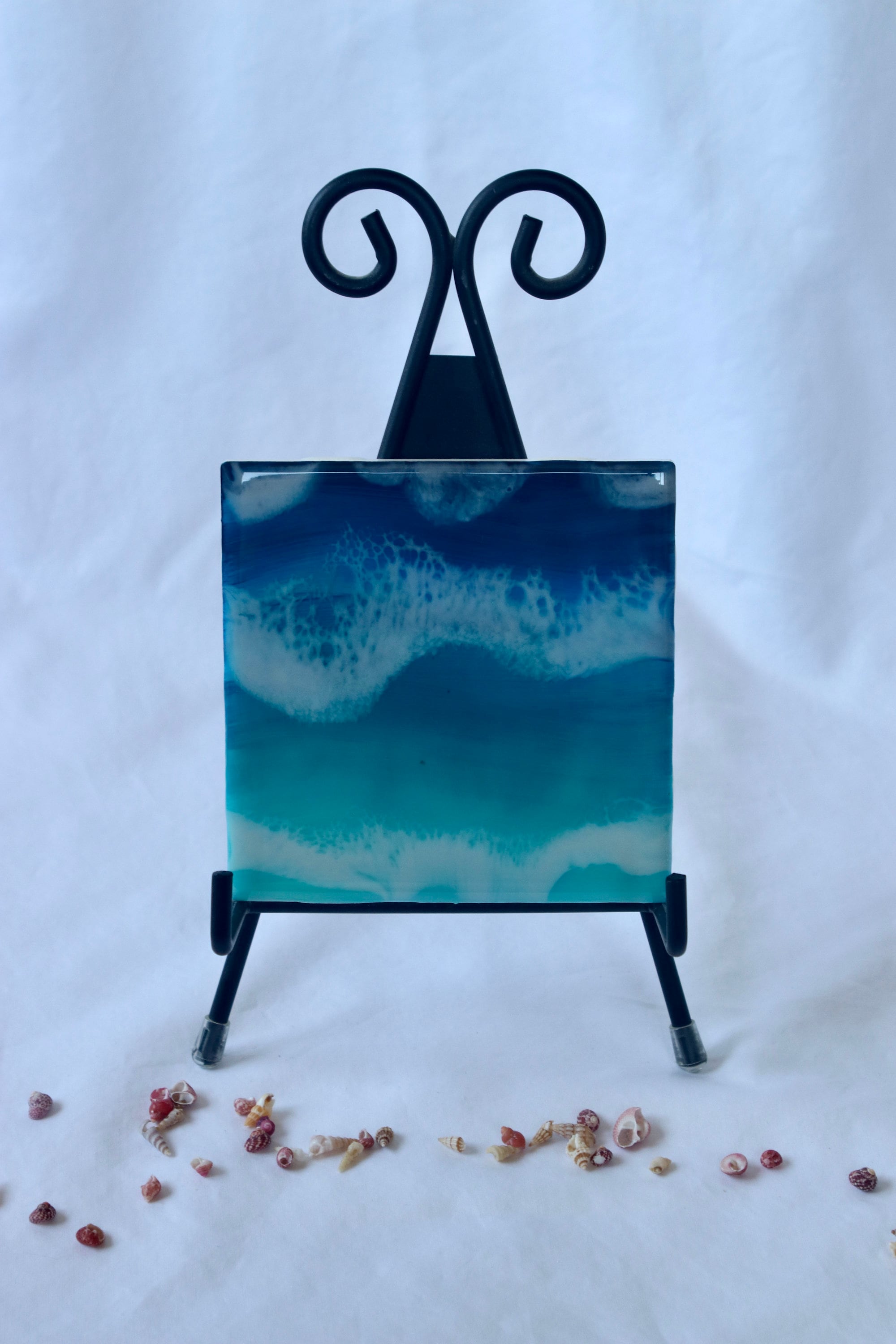 Epoxy Resin Ocean Wave Tile - Waves - Etsy