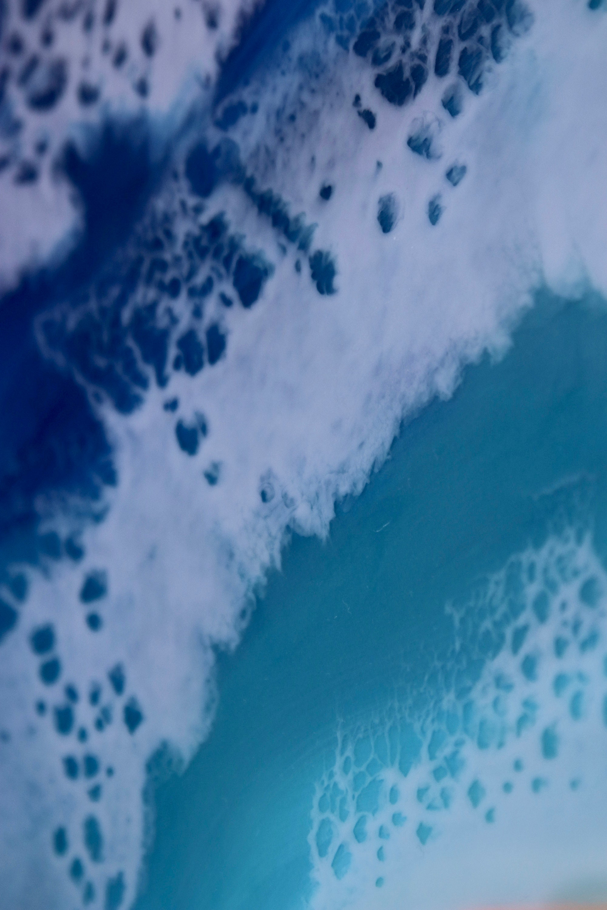 Epoxy Resin Ocean Wave Tile - 6x6 - Etsy