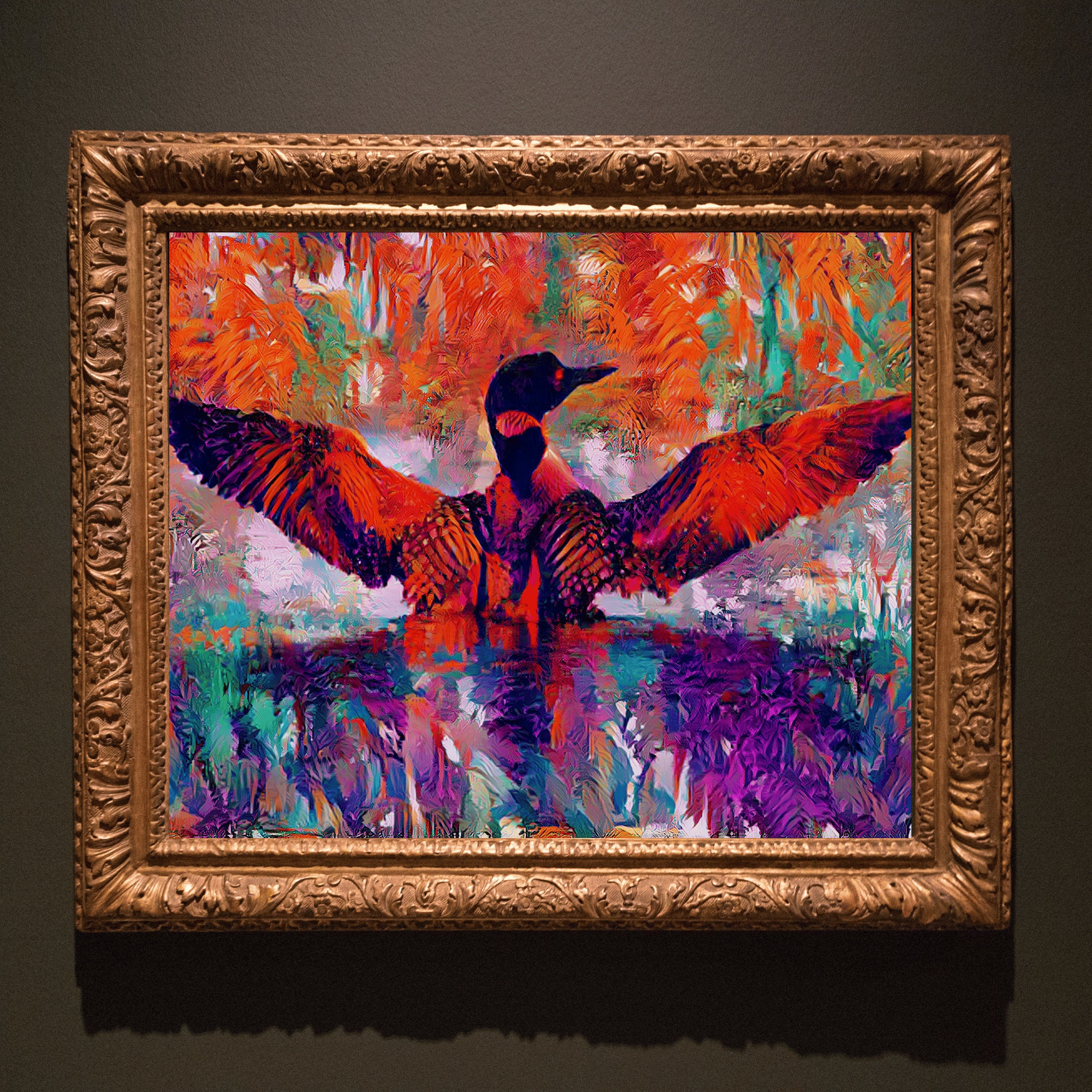 Printable Wall Art Loon Duck Loon Wall Art Loon Print Loon PNG Loon ...