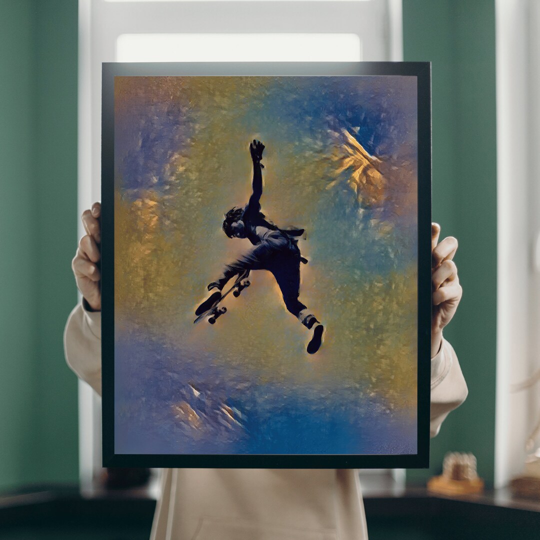 Printable Wall Art Skateboard Art Skateboard Wall Art Skateboard Poster ...