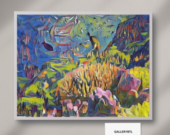 HEART REEF, Heart Print, Ocean Art, Large Wall Art, Whitsundays Print ...