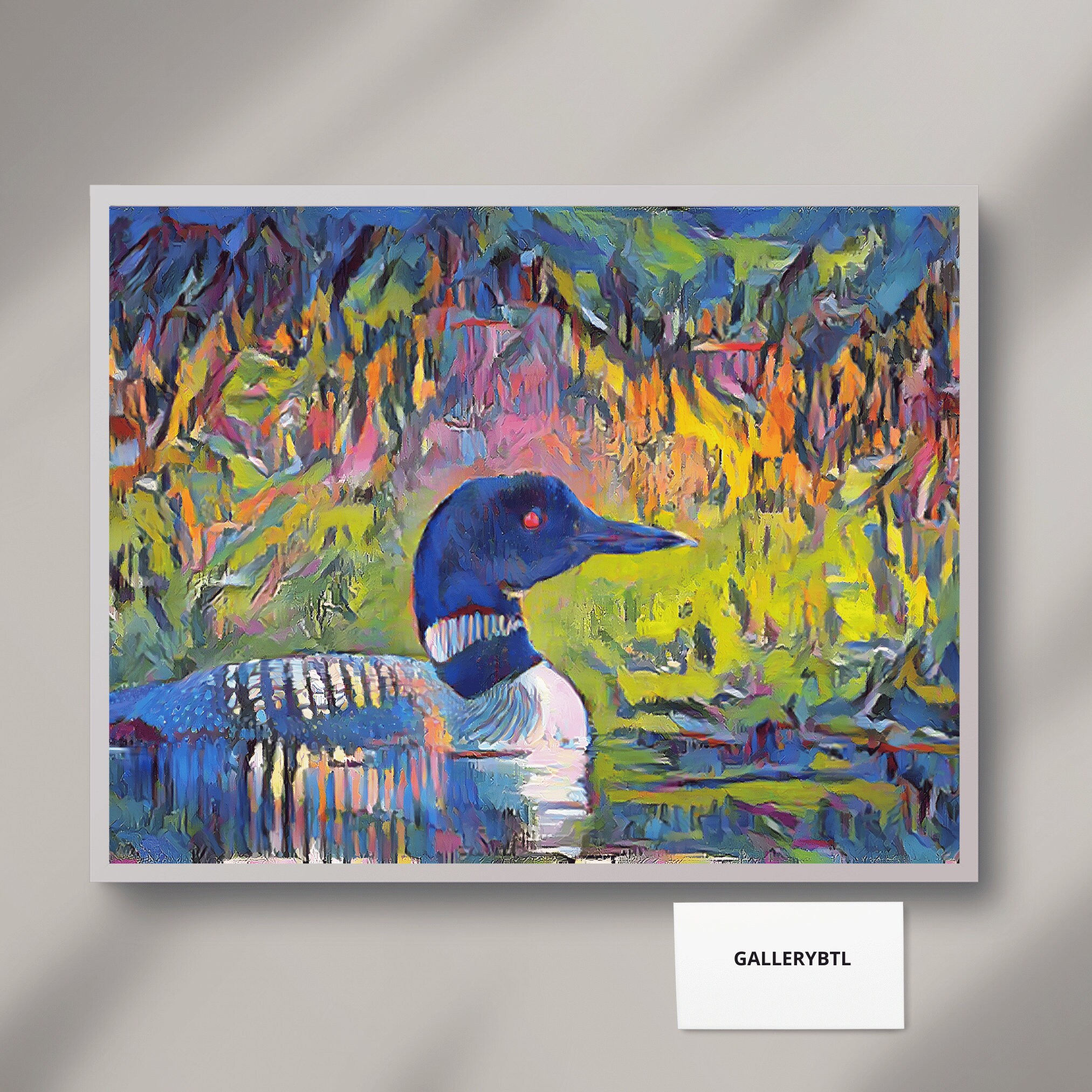 Printable Wall Art Loon Duck Loon Wall Art Loon Print Loon PNG Loon ...