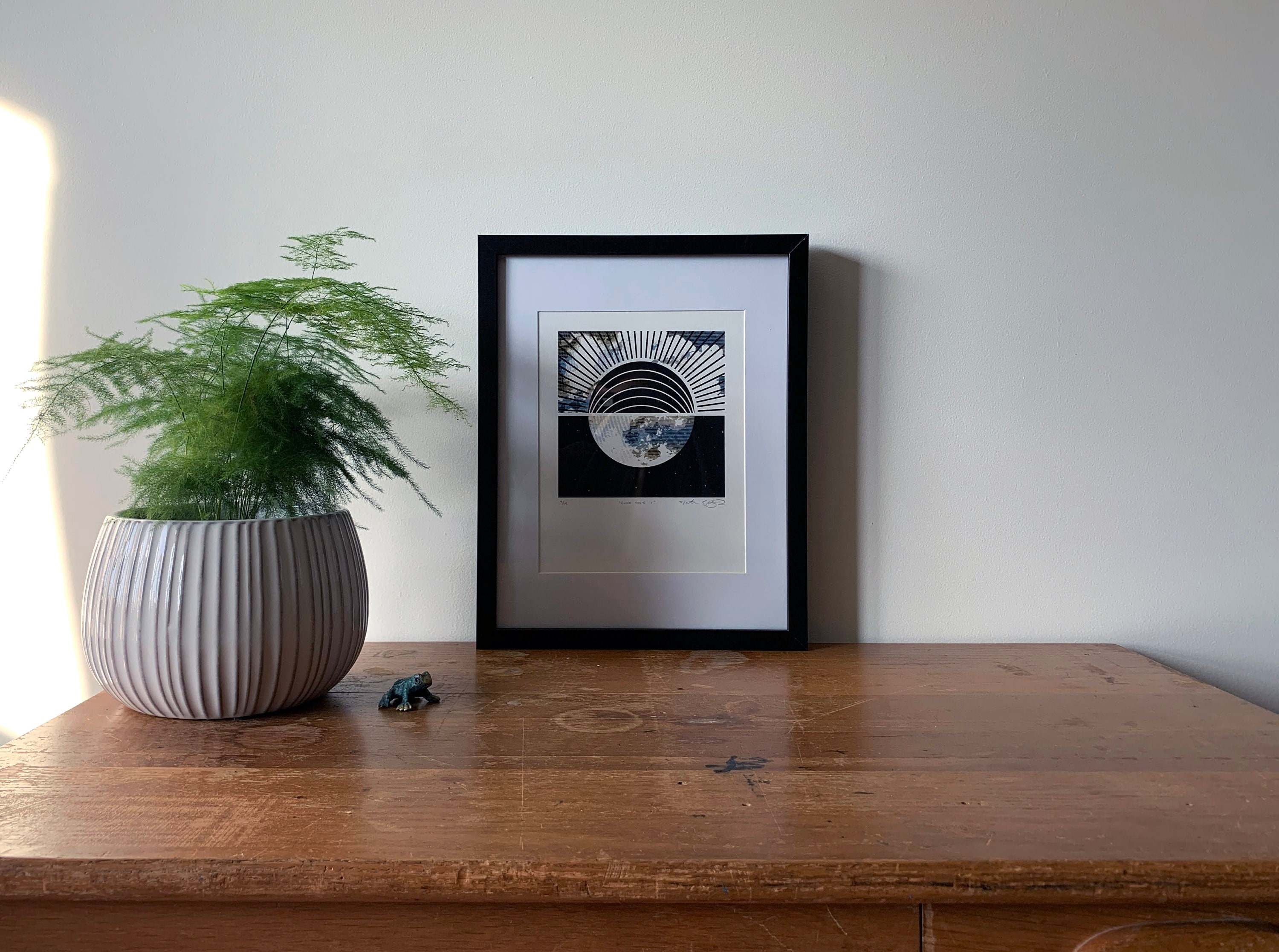 Luna Solis - Black Print // Original Limited Edition Handmade ...