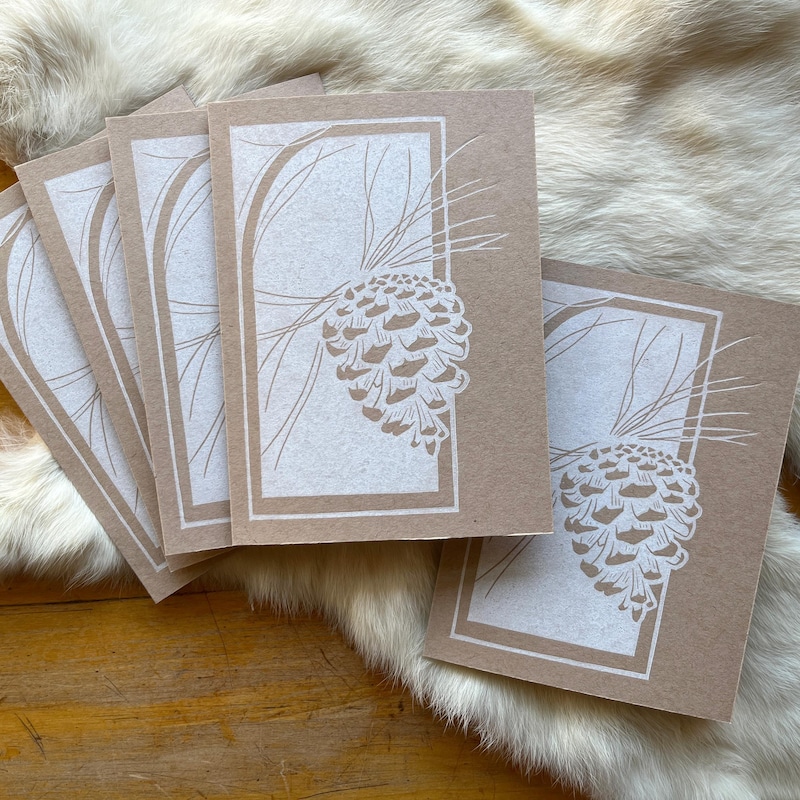 Block Print Cards - Etsy