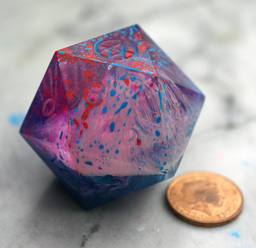 Kindness Crept: 50 Mm Goliath Handmade Die for Fans of Tabletop Gaming ...