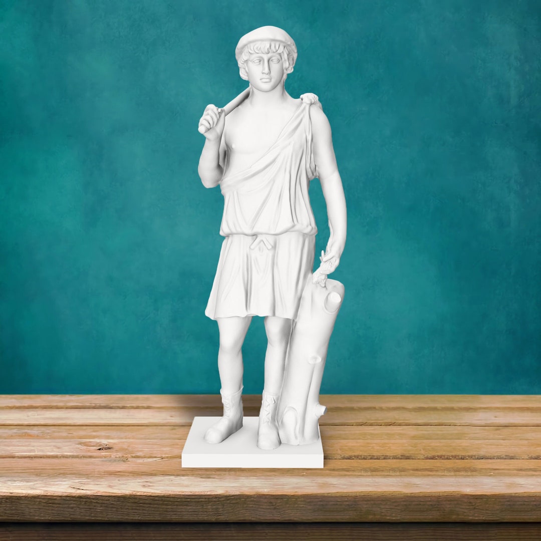 Statue of Antinous as Aristaeu Replica Sculpture the Louvre - Etsy