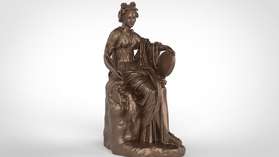 Seated Muse Roman Statue Classic Sculptures Greek Statue - Etsy