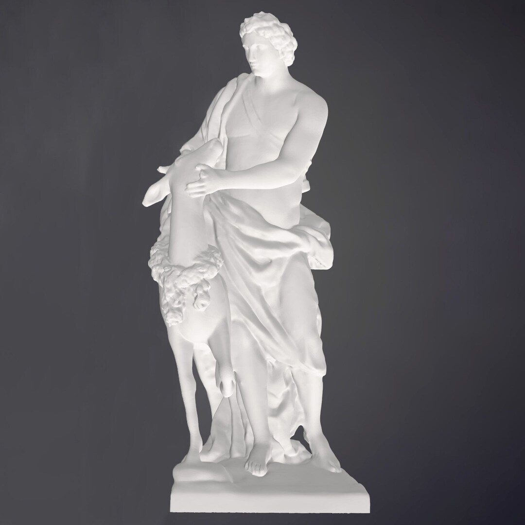 Cyparissus Replica, Sculpture Decor, Animal Deer and Man, Palace of ...