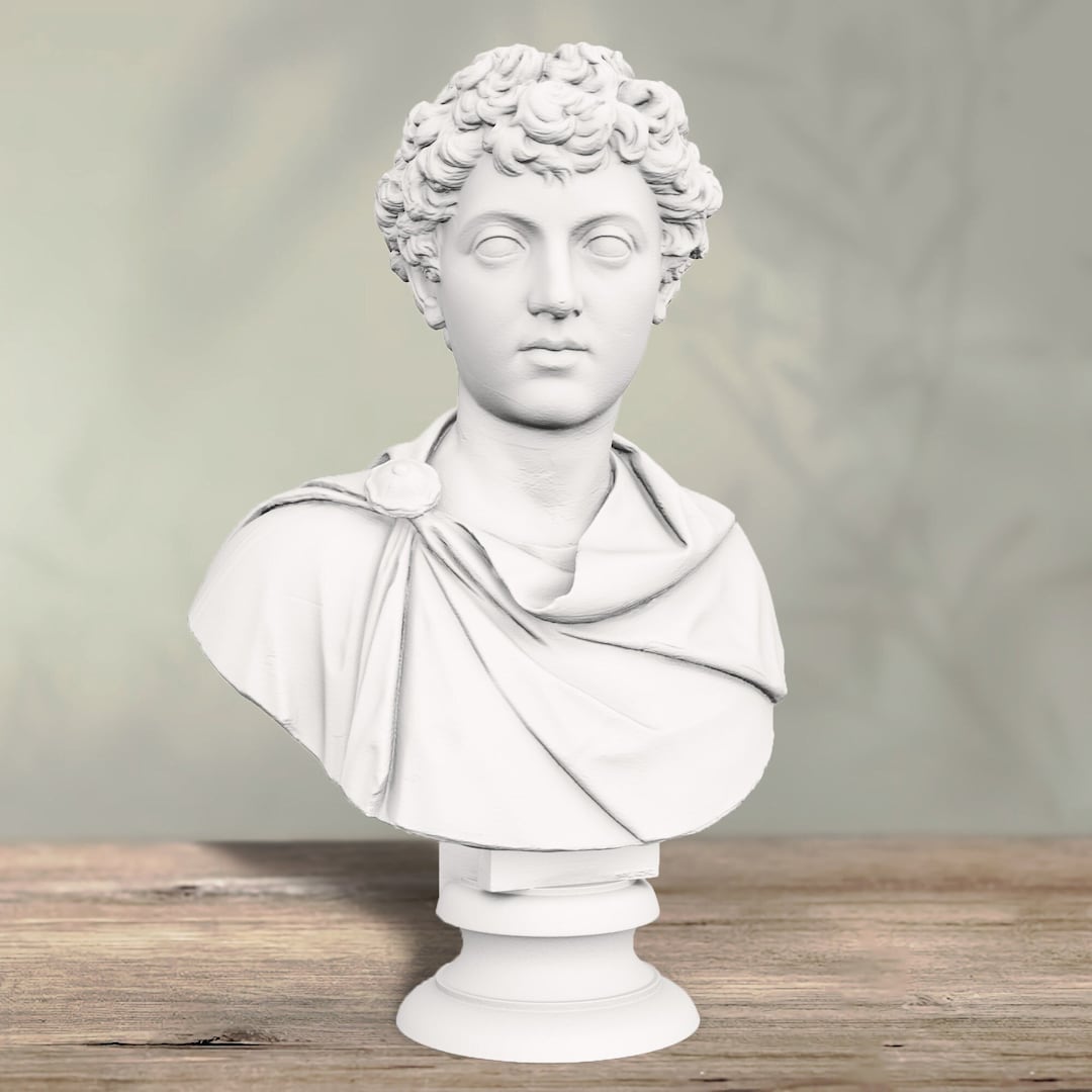 Portrait von Mark Aurel als junger Mann Mark Aurel Mark - Etsy.de