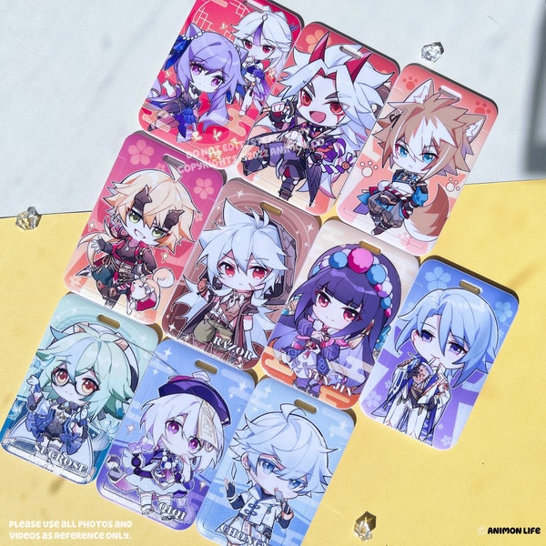 Genshin Card Sleeve - Etsy