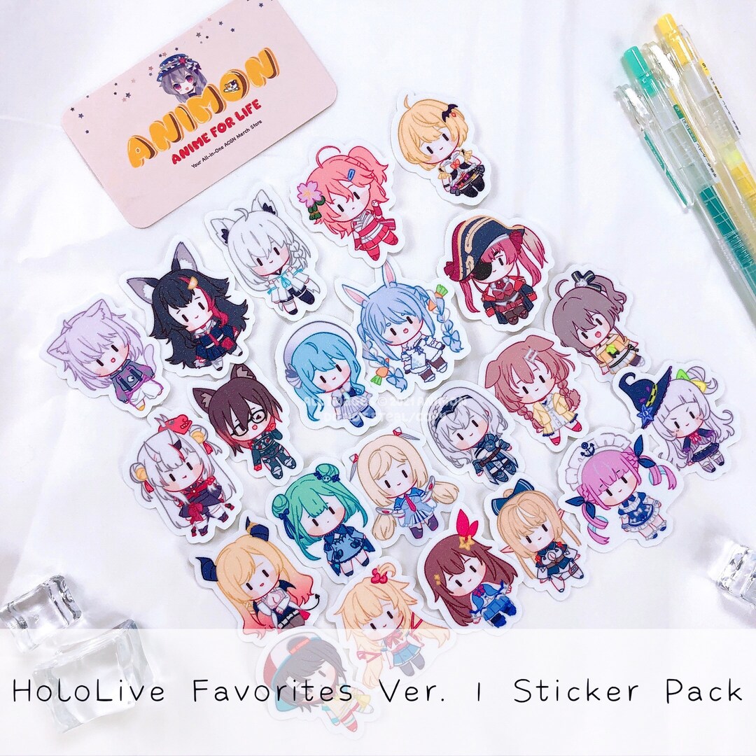 HoloLive Favoriten Aufkleber Vinyl Sticker Pack - Etsy Österreich