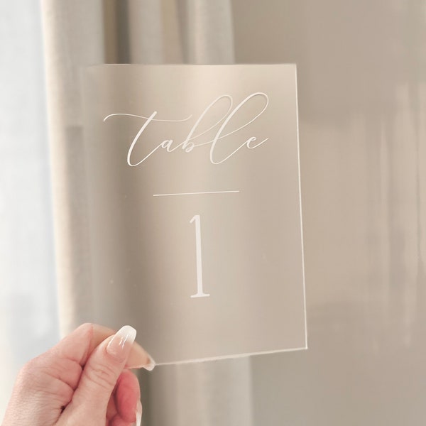 Frosted Acrylic Wedding Sign - Etsy