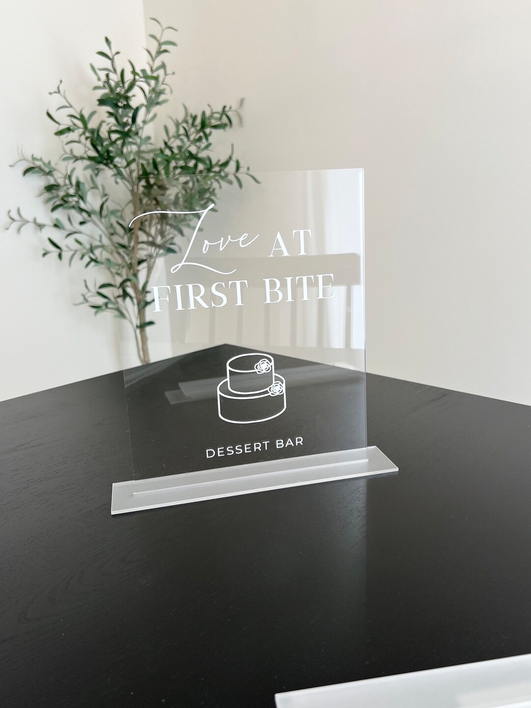 Dessert Table Acrylic Wedding Sign - Etsy