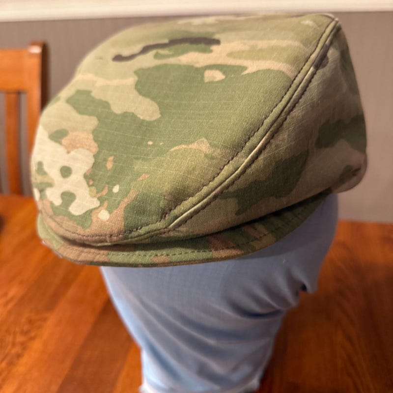 Flat Military Hat - Etsy