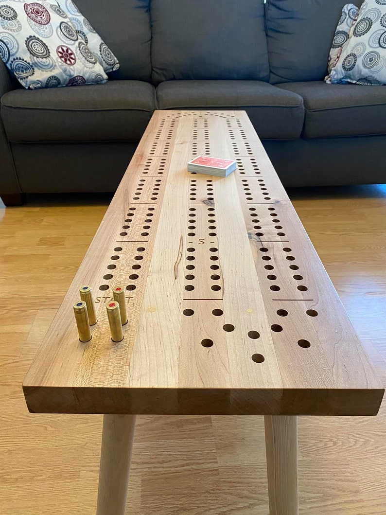 Big Cribbage Board With Rifle Shell Pegs - Etsy