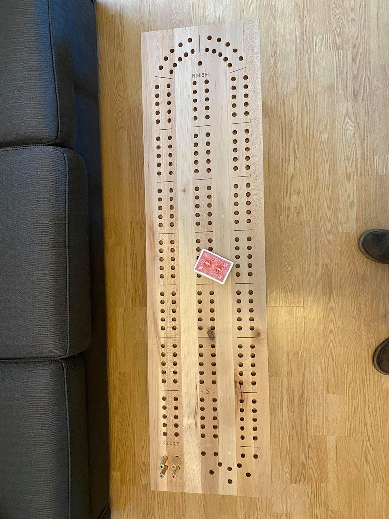 Big Cribbage Board With Rifle Shell Pegs - Etsy
