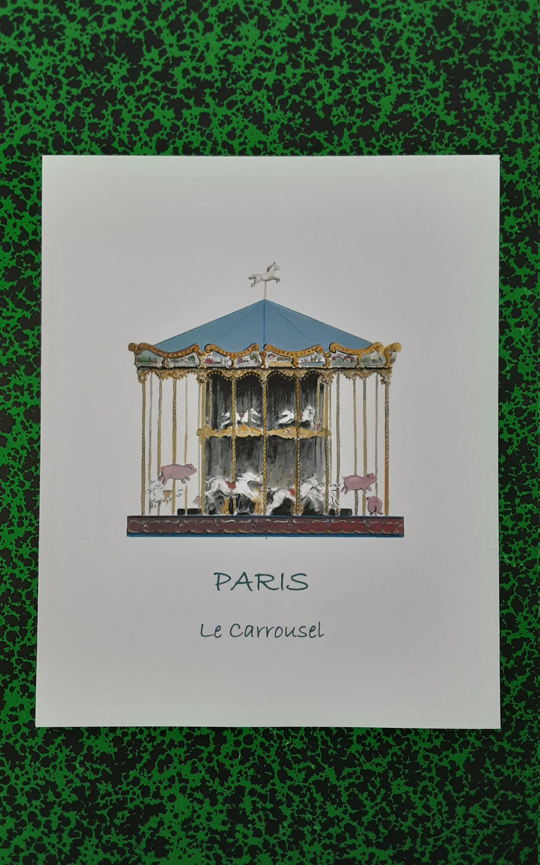 Paris, the Carousel, Games, Children, Merry-go-round - Etsy New Zealand