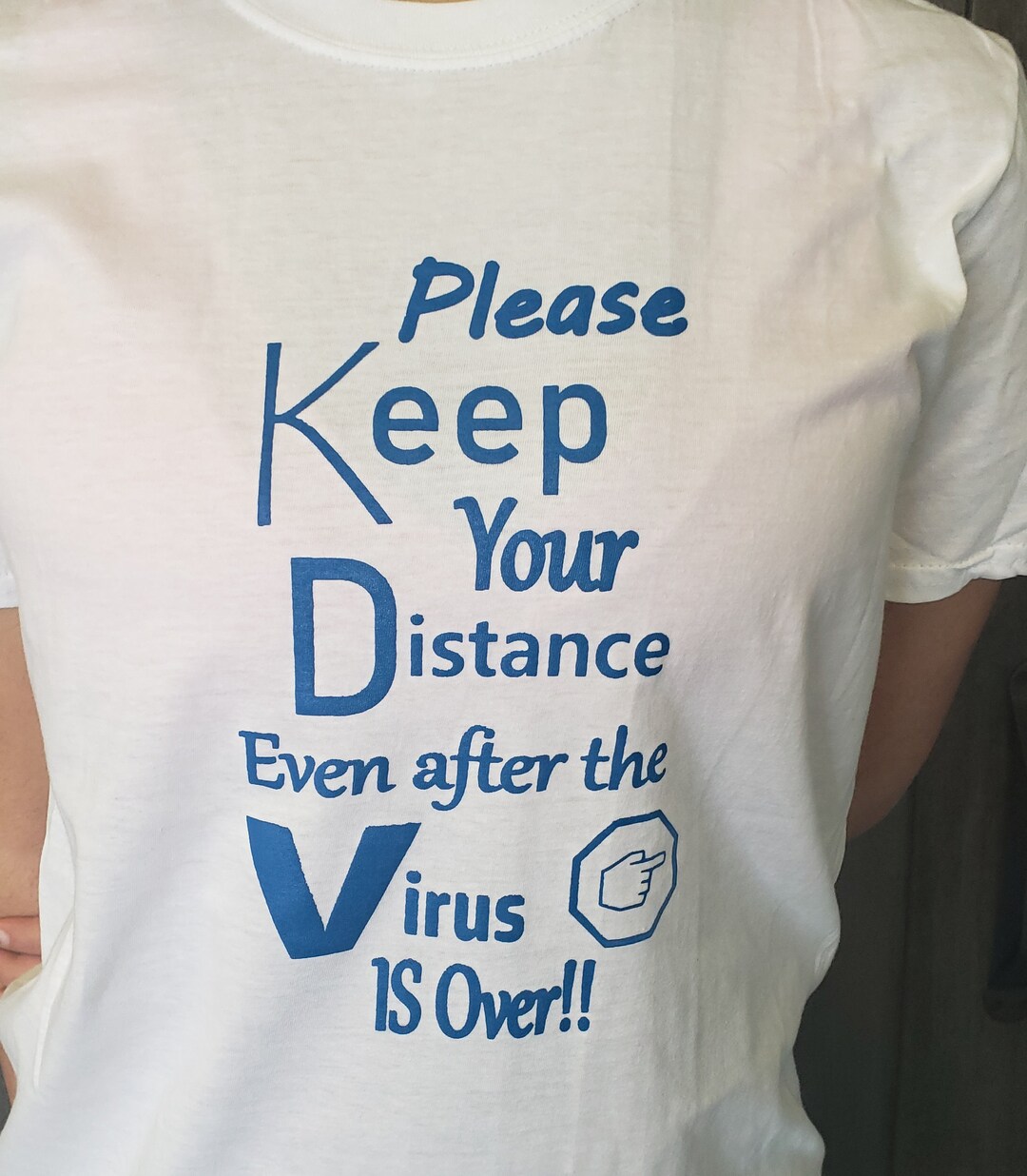 Please Keep Your Distance T-shirt - Etsy